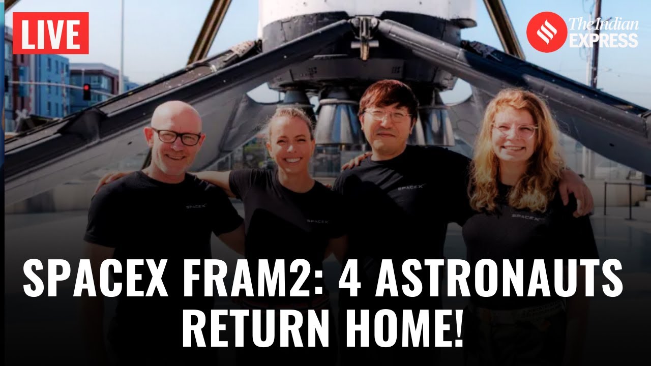 LIVE | SpaceX Fram2 Crew Returns to Earth | Chun Wang Commands Private ...