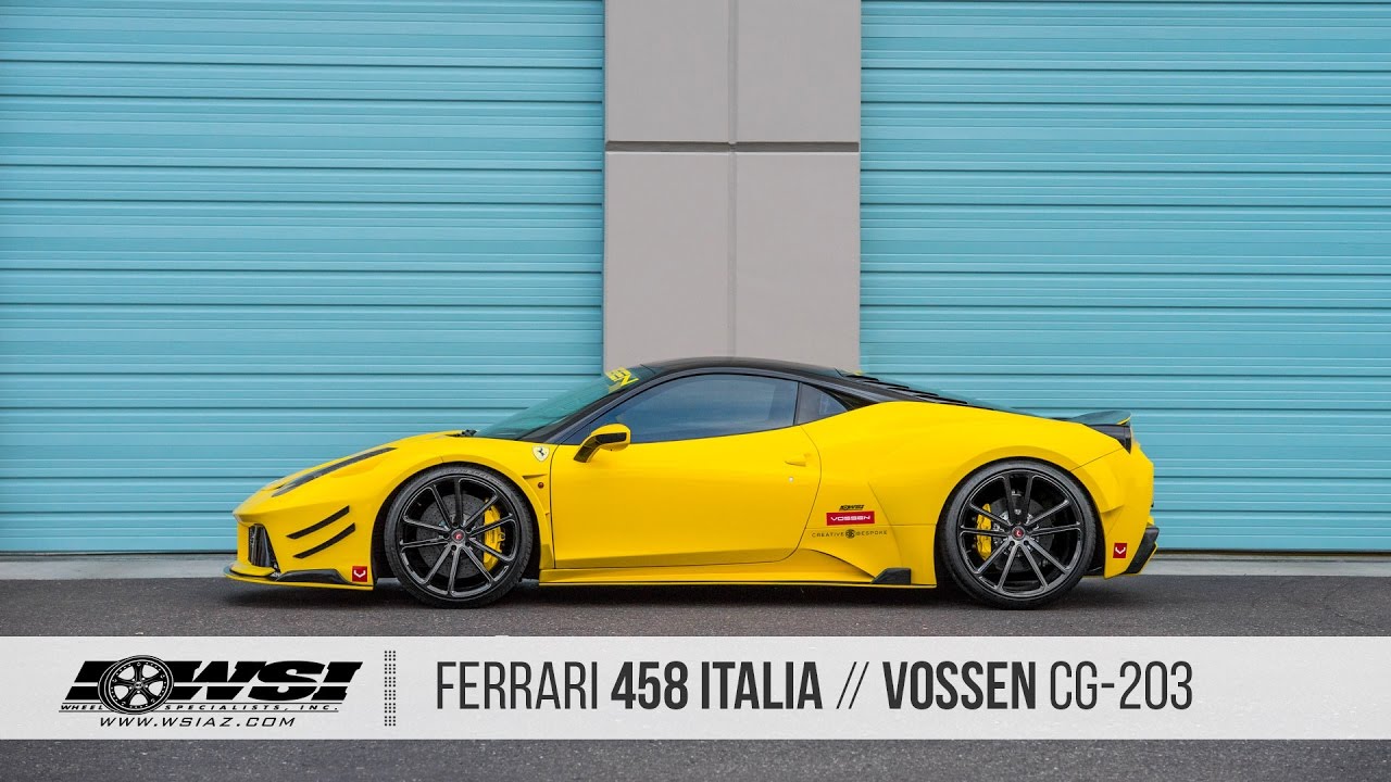 After Dark - Ferrari 458 Italia | Vossen CG-203 - YouTube