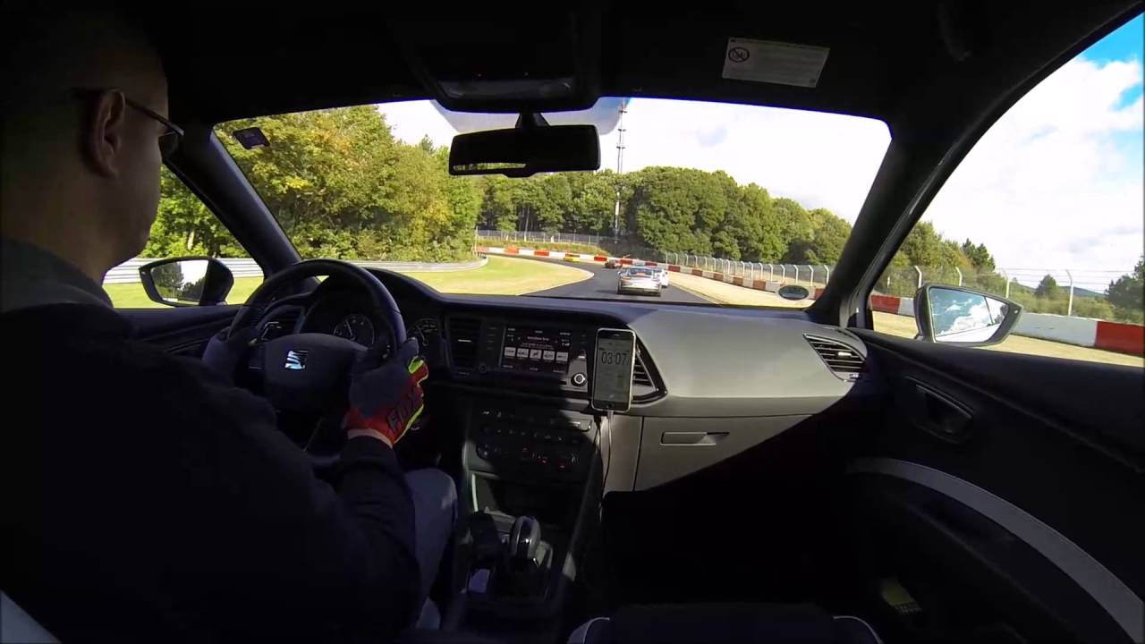 Cupra 280 DSG Porsche GT3 RS Nordschleife Touristenfahrt 02 10 16 - YouTube