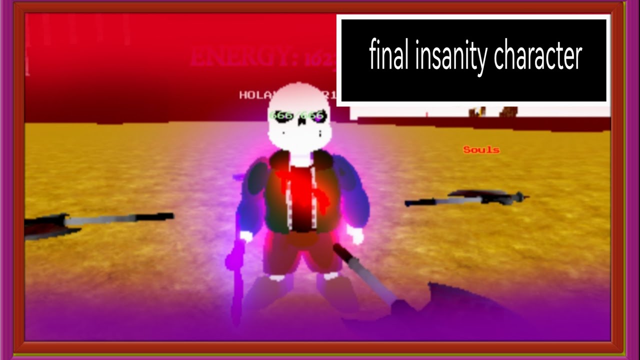 UT: unfair soul ops final insanity character - YouTube