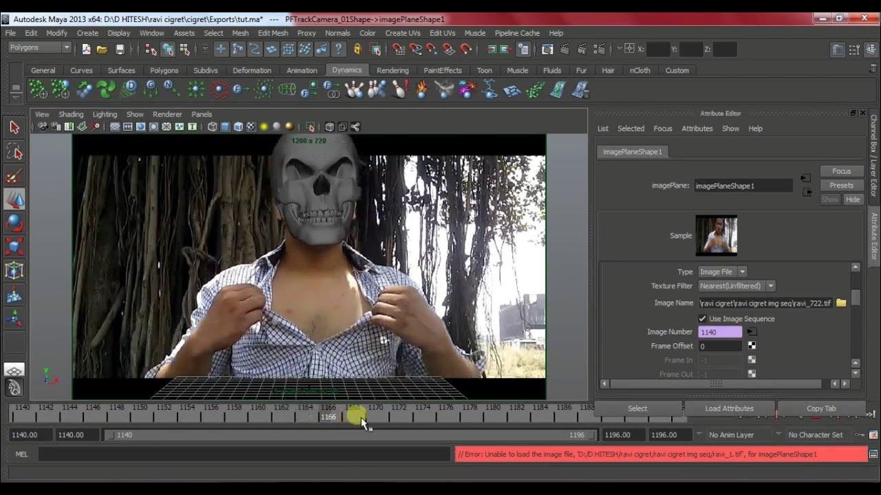 Importing Image Sequence in Maya - YouTube