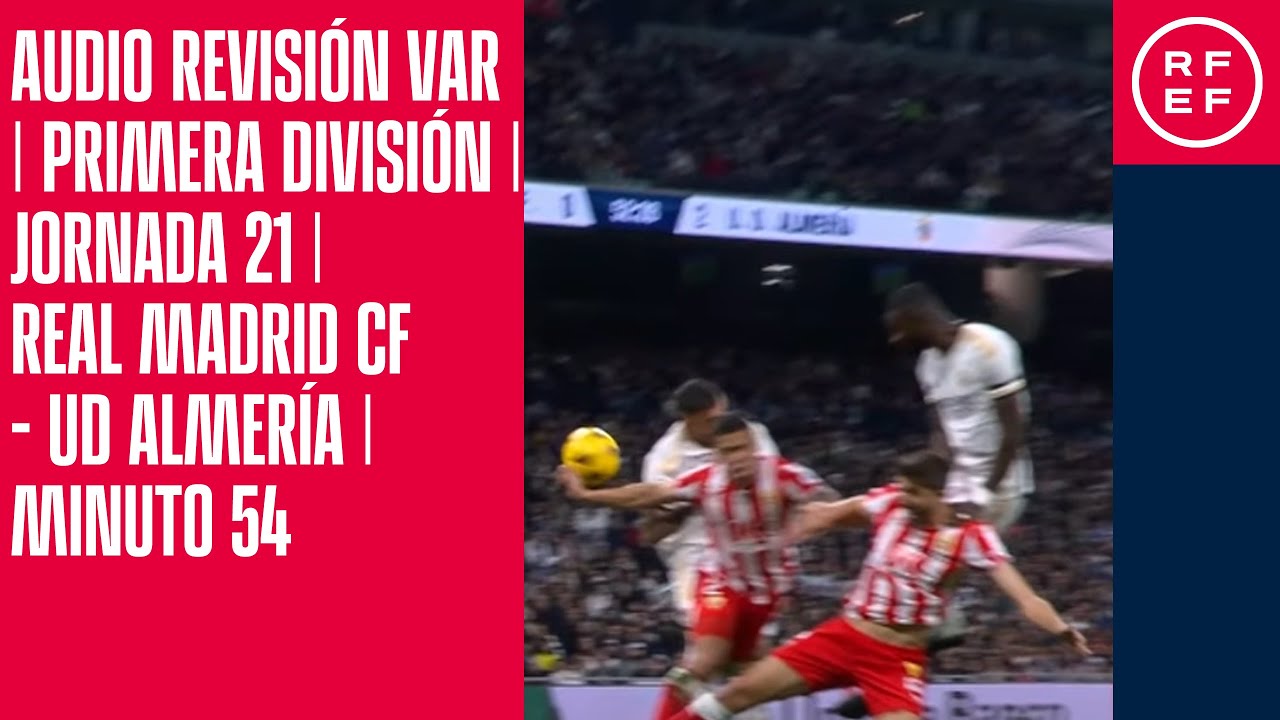 AUDIO REVISIÓN VAR | Primera División | Jornada 21 | Real Madrid CF ...
