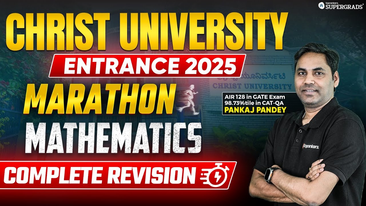 Complete Mathematics Revision in One Class ️| Marathon Class for Christ ...