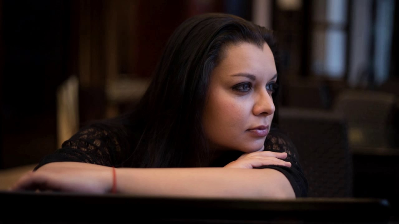 Andreea Stoica performing Shostakovich Piano Concerto no. 2 2nd mov ...