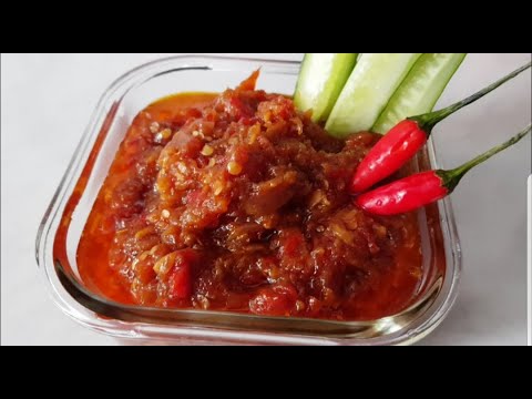 Chilli Shrimp Paste Indonesian Style ( Sambal Belacan ) Sambal Terasi ...