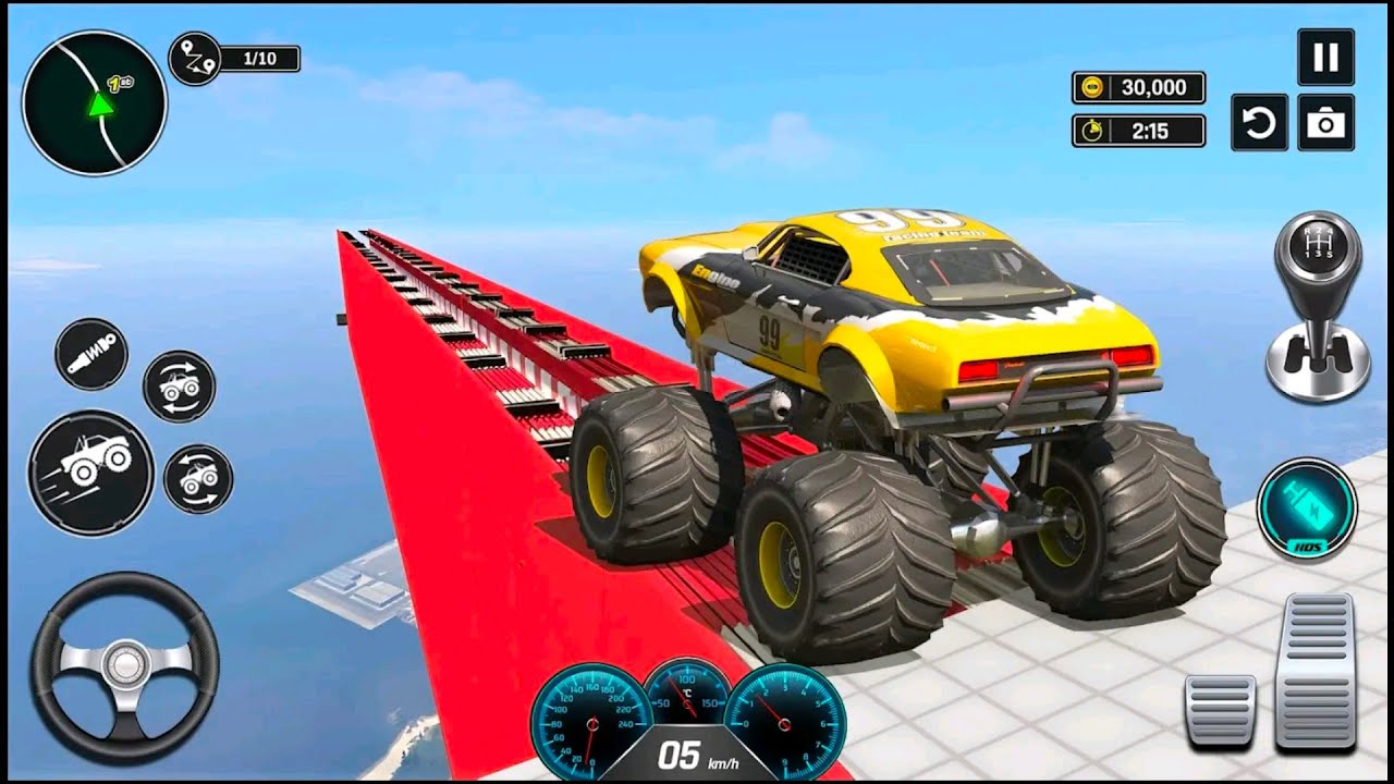 Ultimate Monster Truck Racing Showdown! Monster Truck Stunt Game - Ramp ...
