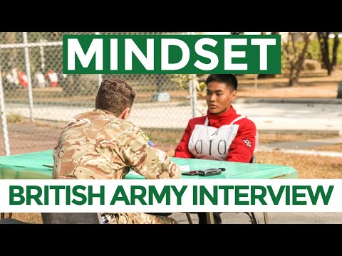 Mindset for British Army Interview | Preparation for the interview ...