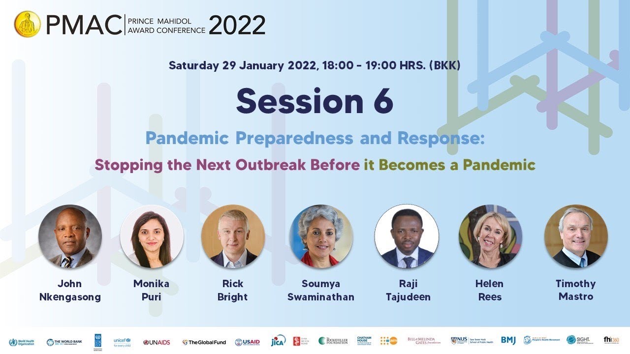 PMAC 2022 : Session 6 Pandemic Preparedness and Response - YouTube