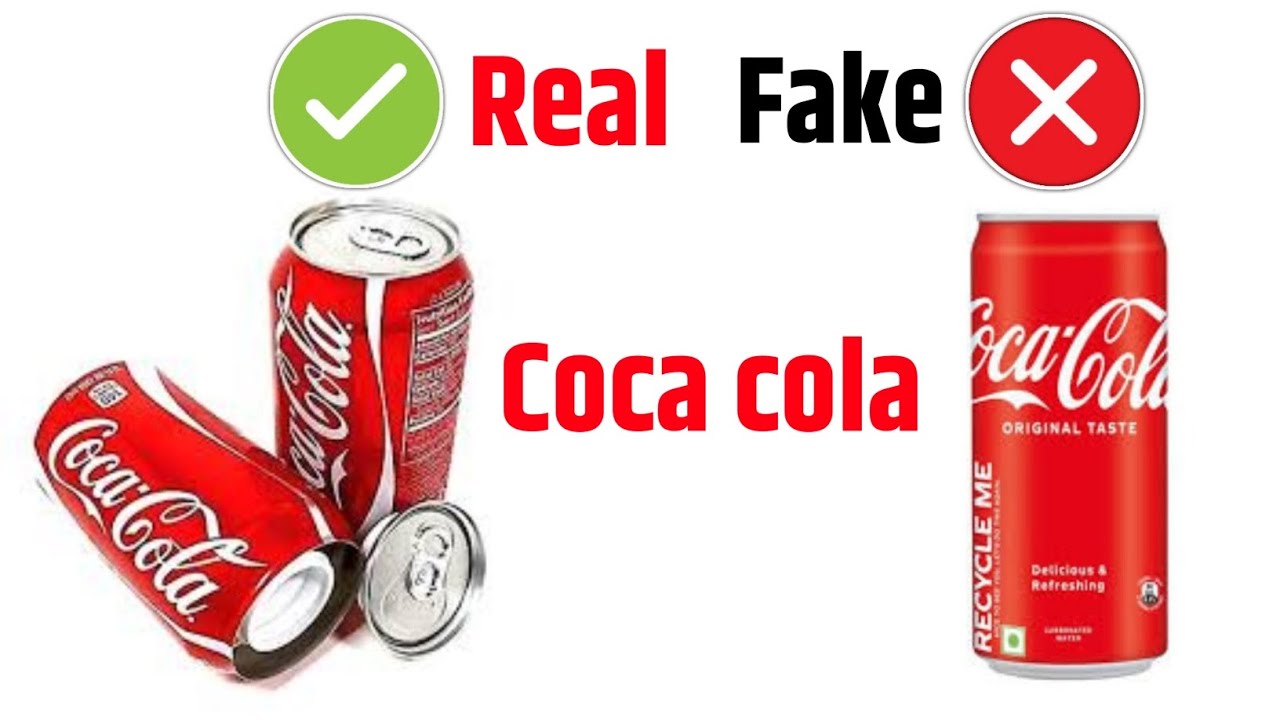 Real fake challenge coca cola - YouTube