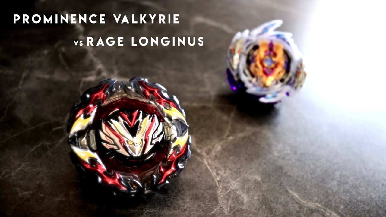 Prominence Valkyrie vs Rage Longinus - 3 point match / Beyblade Burst ...