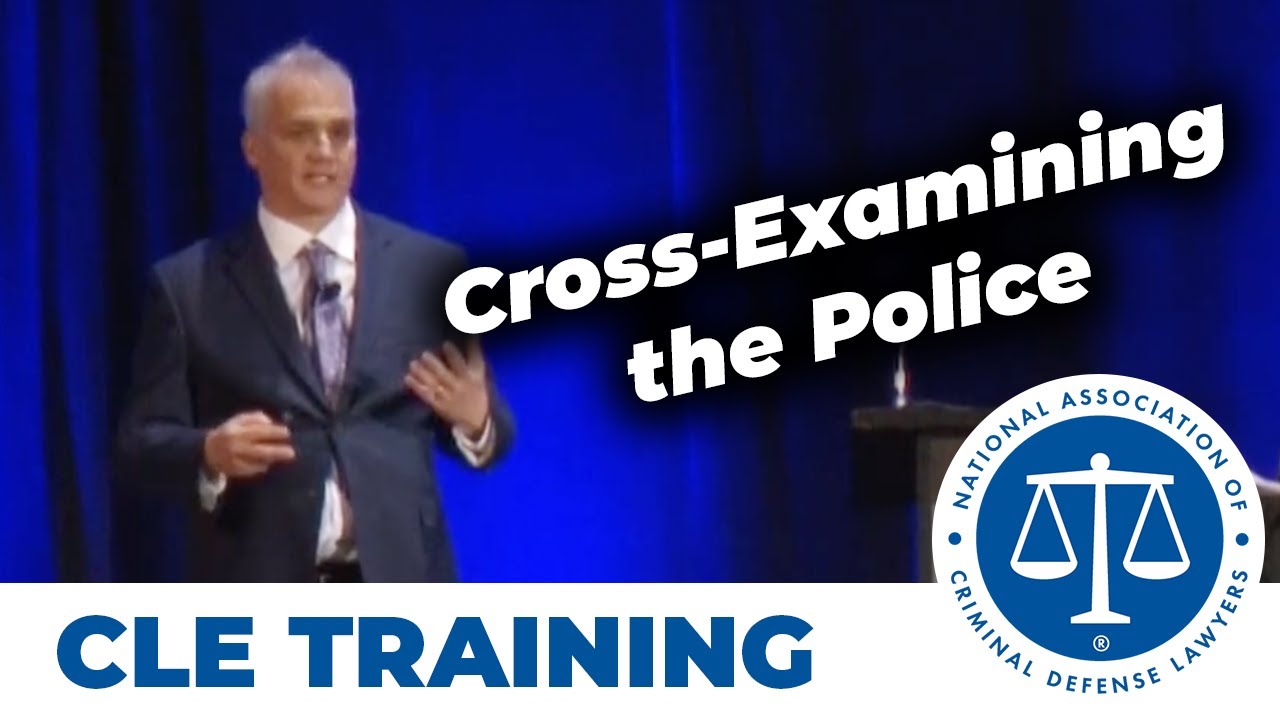 Cross-Examining the Police Officer - Ian Michael Wallach - YouTube