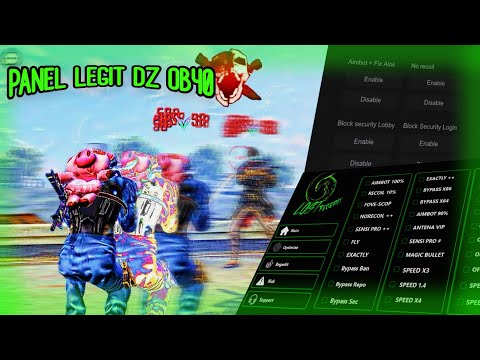 OB40 FREE FIRE NEW PANEL IN PC | AWM PANEL | FAKE DAMAGE FIXED | OB40 PC PANEL | LEGIT DZ