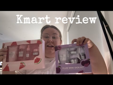 Kmart skincare review - YouTube