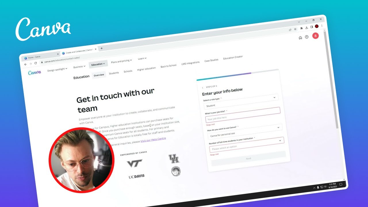 How do I add a promo code on Canva - YouTube