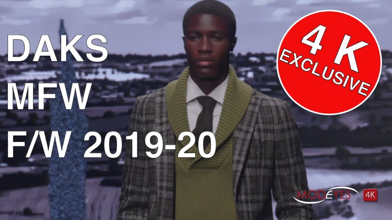 DAKS | FALL WINTER 2019 - 2020 | FULL FASHION SHOW EXCLUSIVE 4K - YouTube