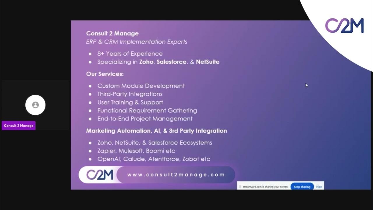 What is Zoho CRM? A Comprehensive Guide to Zoho’s CRM Platform - YouTube