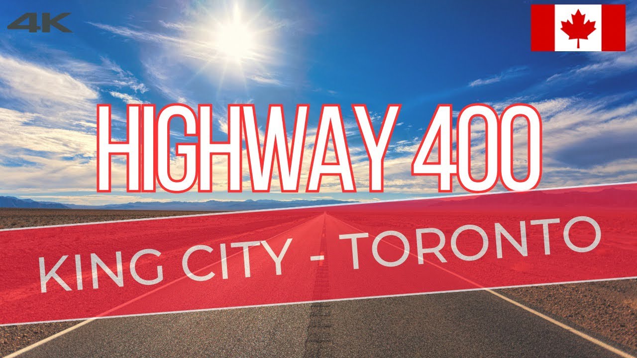 Drive on Highway 400 from King City to Toronto - YouTube