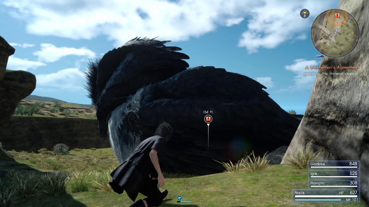 Final Fantasy Xv Big Ass Bird Youtube