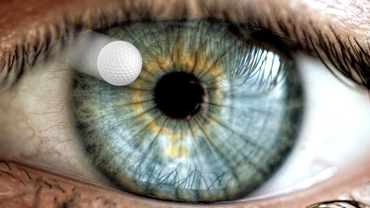 INTO THE EYEBALL! - GOLF IT - YouTube