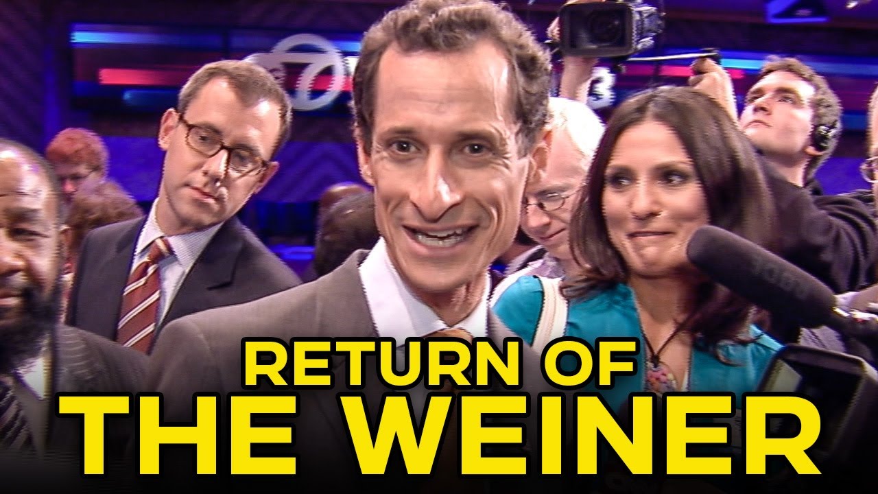 Disgraced Dem Anthony Weiner Has Reemerged Like A Horror Movie Villain ...