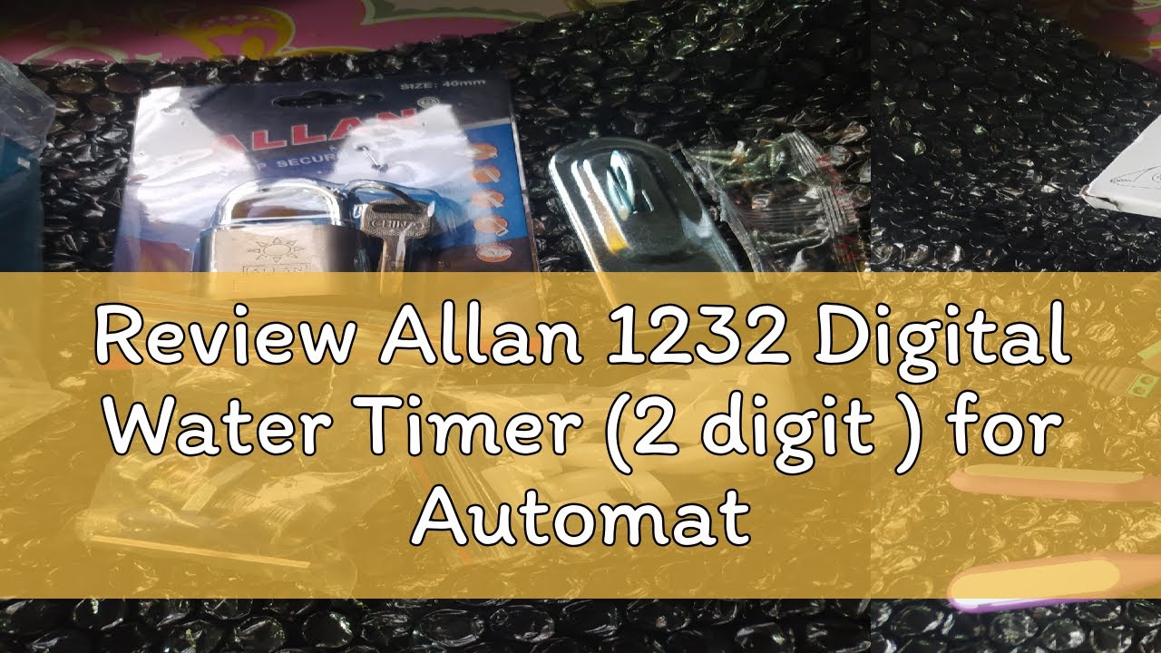 Review Allan 1232 Digital Water Timer (2 digit ) for Automatic water ...