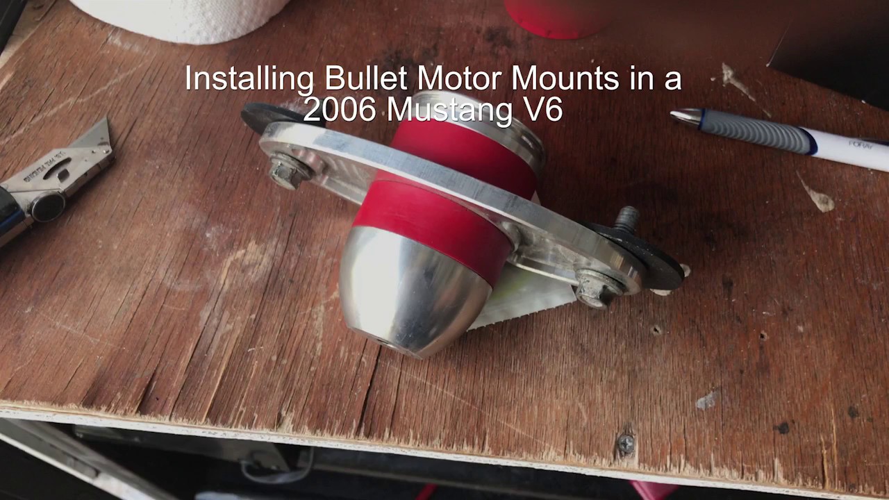 Reducing the vibration from installing neoprene engine mounts - YouTube