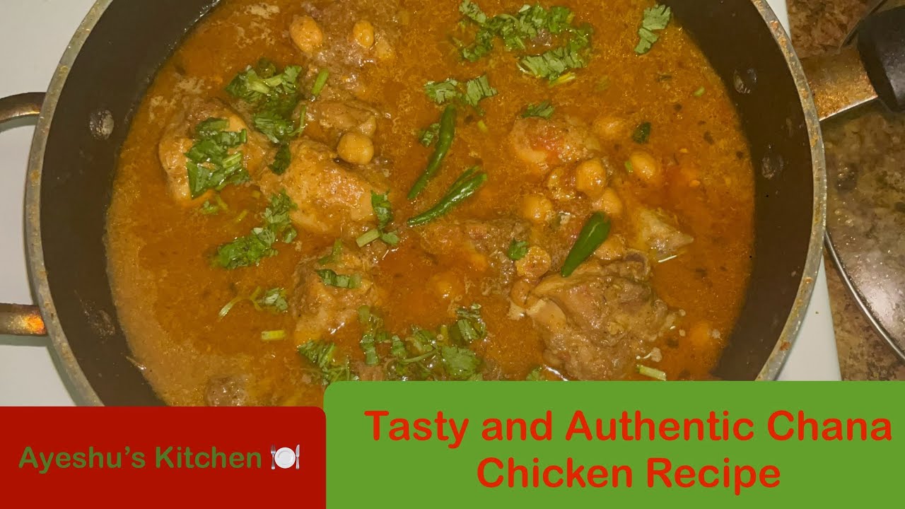 Tasty and Authentic Chana Chicken Recipe || Ayeshu’s Kitchen 🍽️ - YouTube