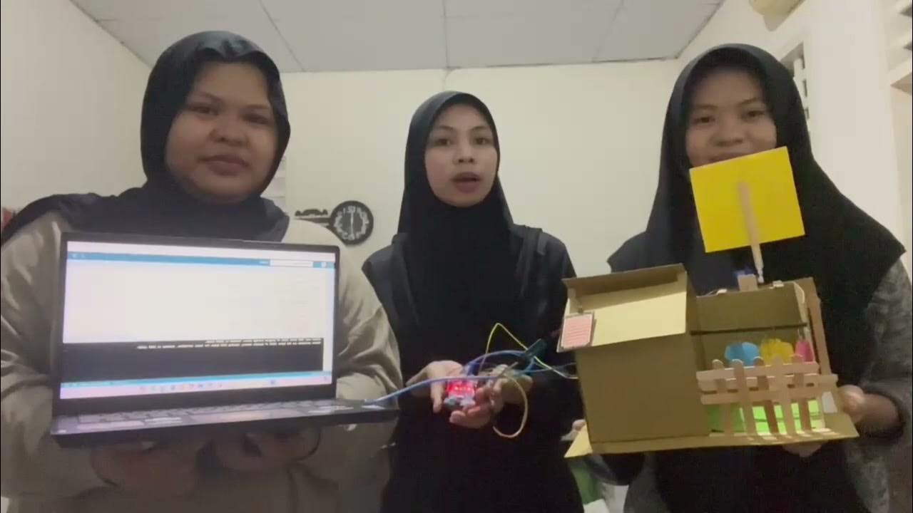 TUGAS BESAR MICROCONTROLLER KELOMPOK 12 "Atap jemuran otomatis berbasis Arduino Uno" - YouTube