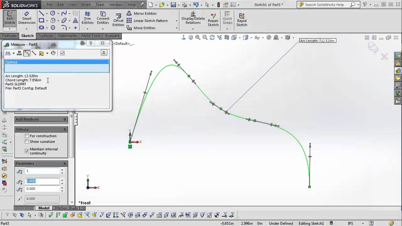 SOLIDWORKS 2014 Spline Length Dimensions YouTube SOLIDWORKS 2014 Spline Length Dimensions YouTube