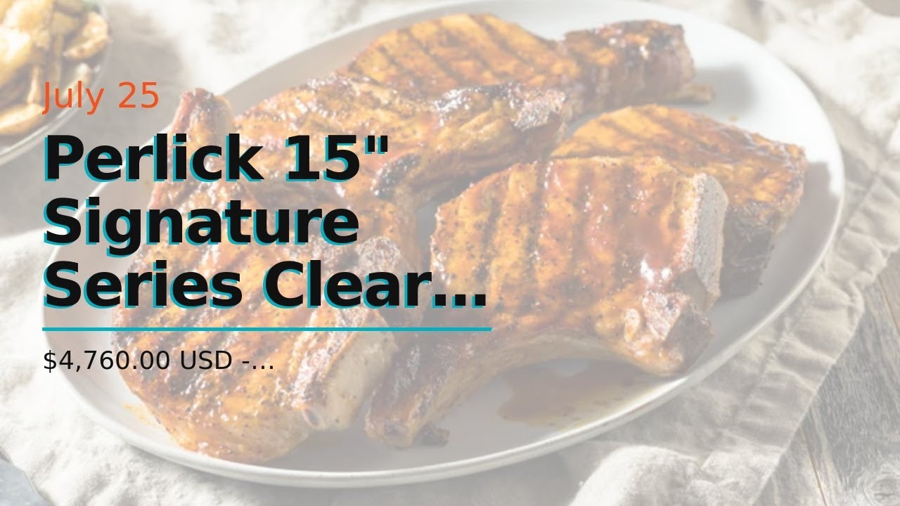 Perlick 15" Signature Series Clear Ice Maker / H50IMS - YouTube