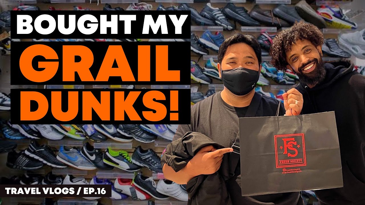 Bought my GRAIL DUNKS in the US! (Reveal & Unboxing!) - YouTube