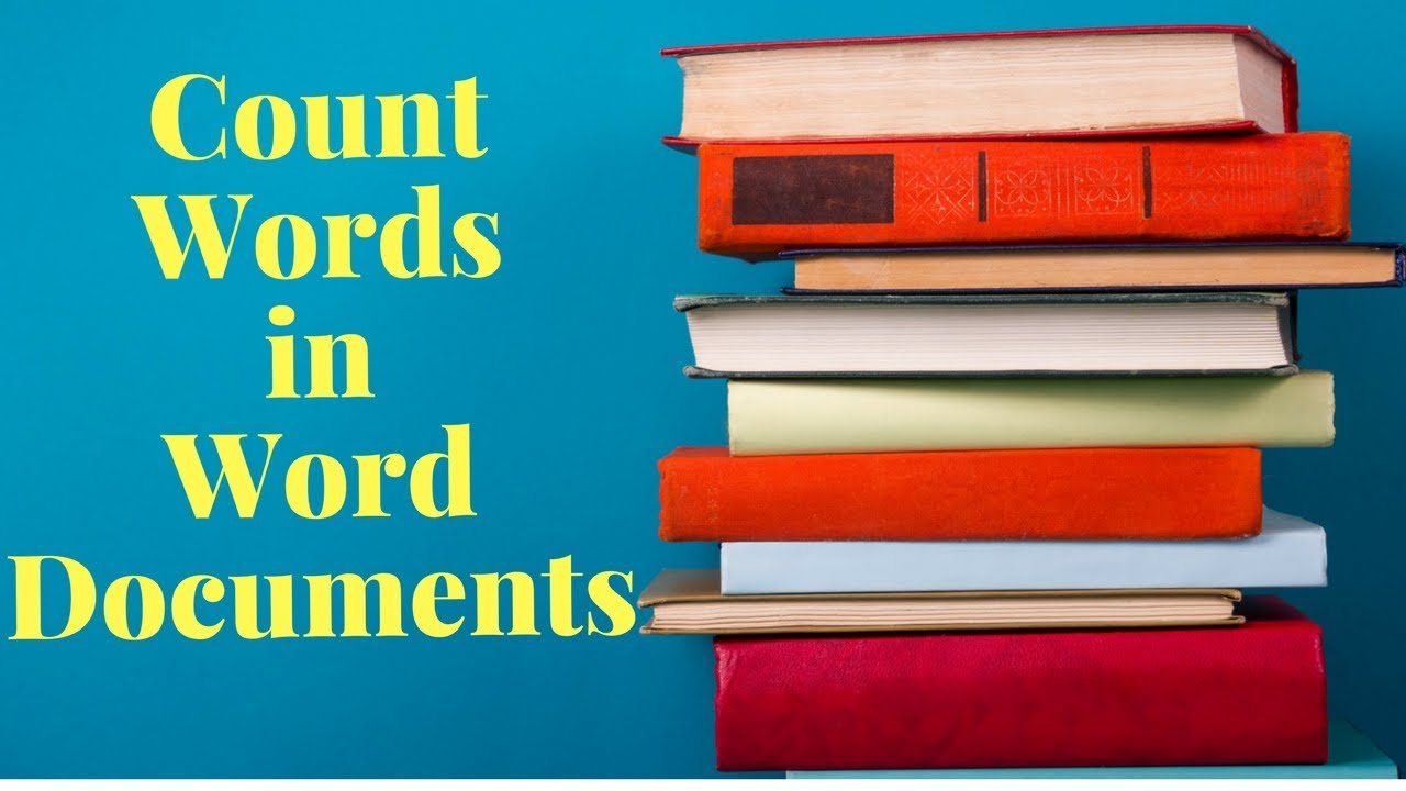 How to count words in word documents? - YouTube