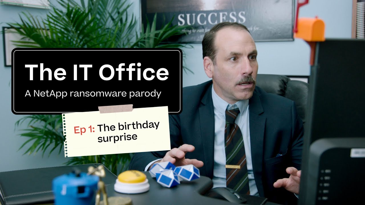 The birthday surprise | The IT Office, episode 1 - YouTube