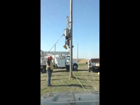 hanging a transformer with a pickup - YouTube