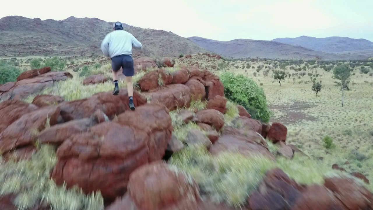 Running Montage Through Australian Outback - YouTube