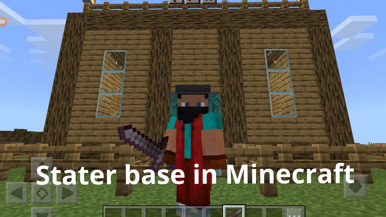 Stater base in Minecraft part 1#subscribe #minecraft - YouTube