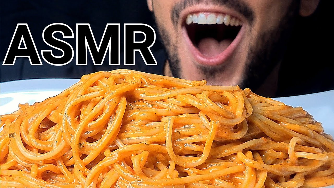ASMR SPAGHETTI NAPOLI PASTA (EATING SOUNDS) NO TALKING MUKBANG - YouTube