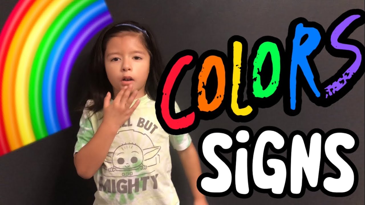 Colors in ASL American Sign Language - YouTube