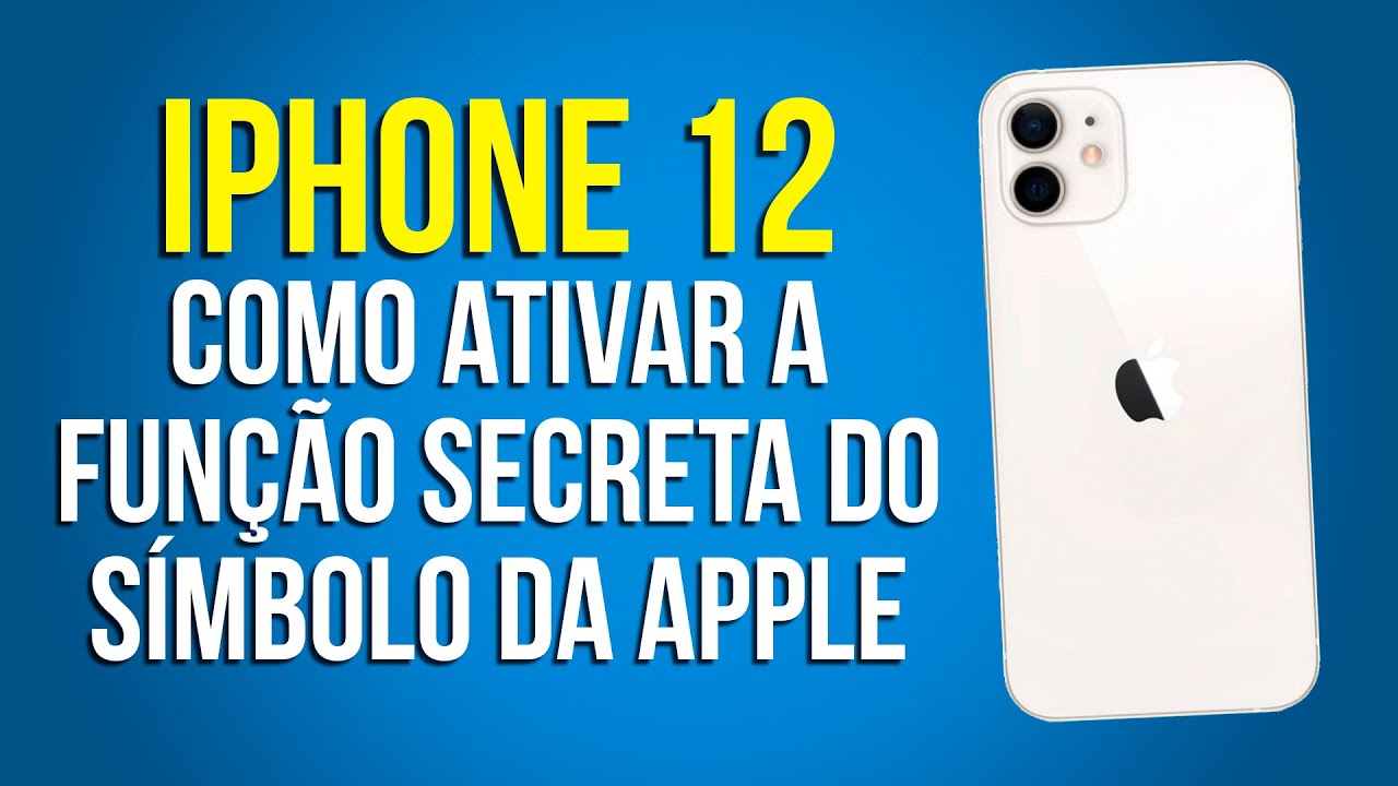 Como ativar função secreta do símbolo da apple - YouTube