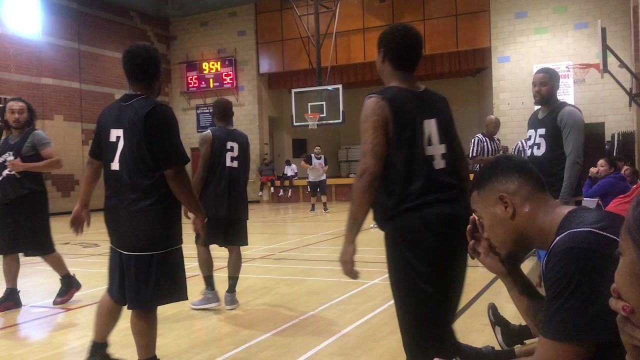 Shatto park basketball adult league 3 - YouTube