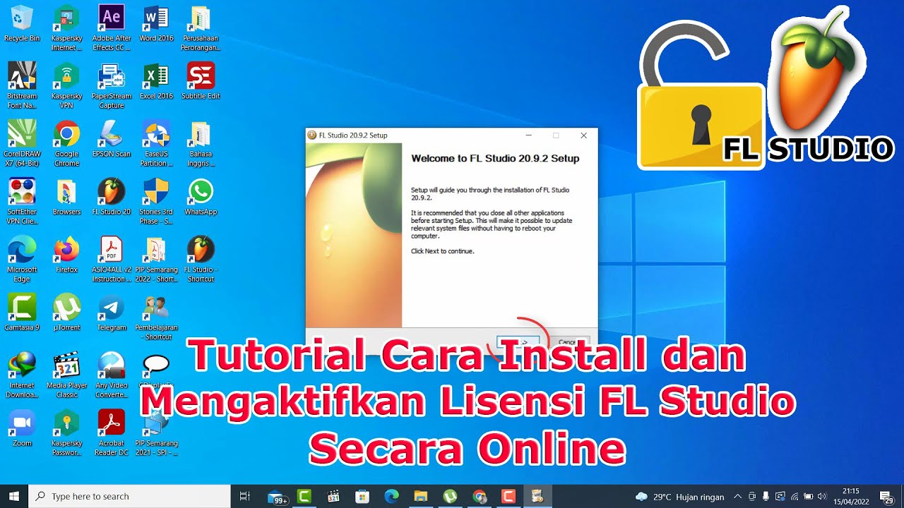 Tutorial Cara Menginstall dan Mengaktifkan Lisensi FL Studio - YouTube
