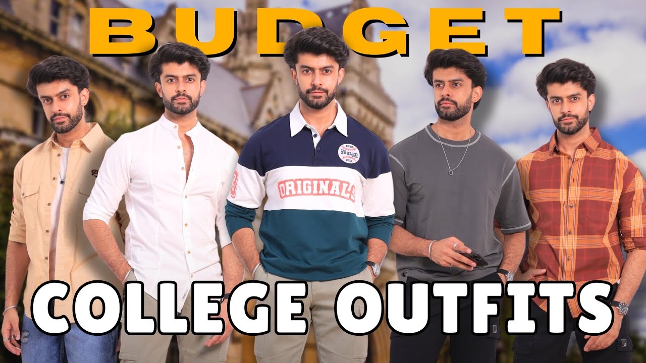 BUDGET COLLEGE OUTFITS FOR SUMMERS | STYLISH COLLEGE OUTFITS FOR MEN ...