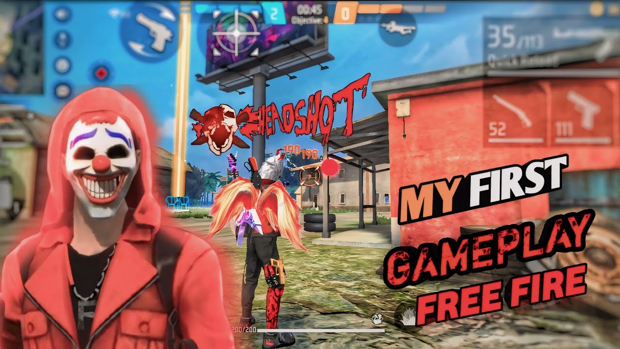 My Life First Time Try Free Fire My Playing 🤔NOOB AND PRO 😎 - YouTube