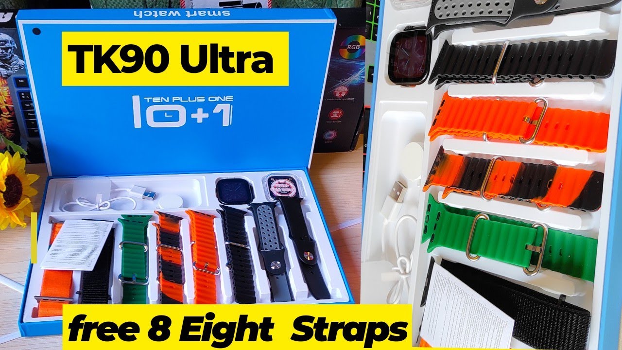 Model: TK90 Ultra |Free 8 Eight Straps | 10plus 0ne | Smart Watch ...
