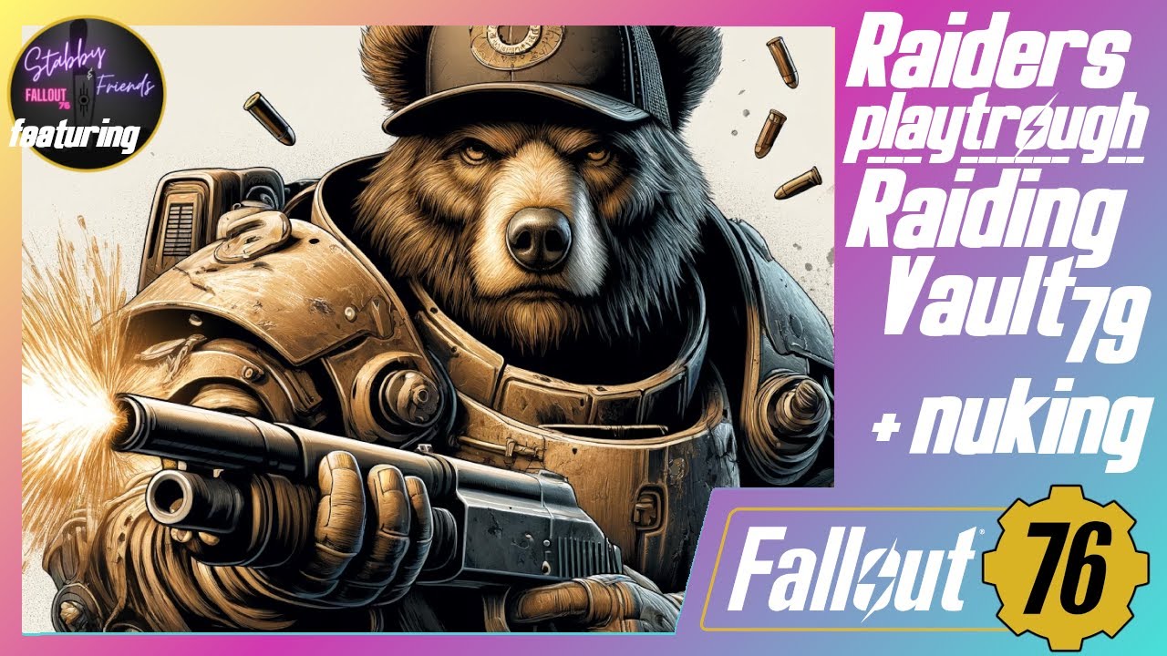 🔴 Fallout 76 Raiding Vault 79! Raider Playthrough w/stabby 🔴 - YouTube