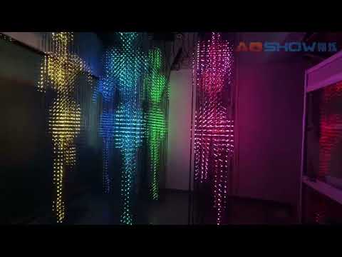 3D LED Cube control by Madrix and Touchdesigner together - YouTube