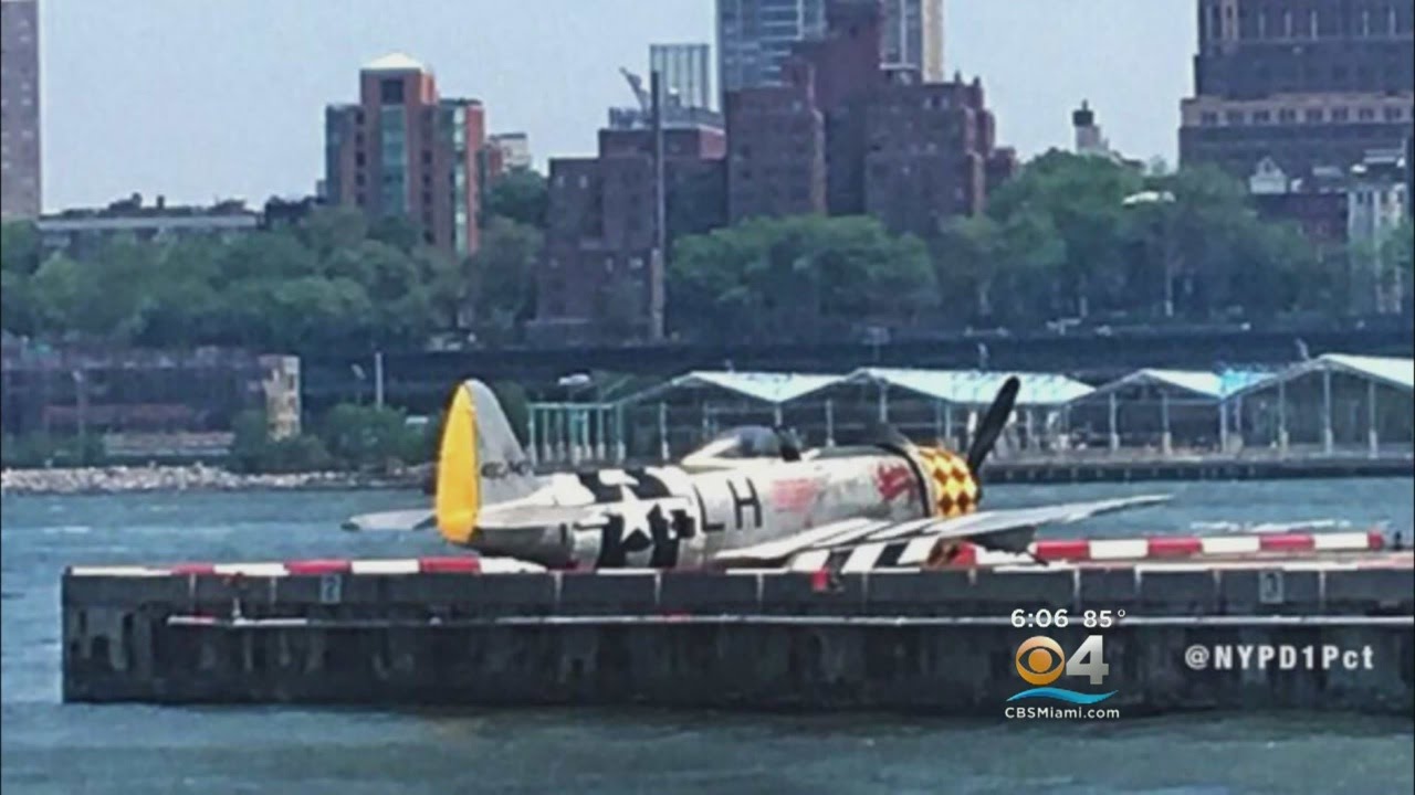 Key West Pilot Dies After WWII Plane Crashes Into Hudson River - YouTube