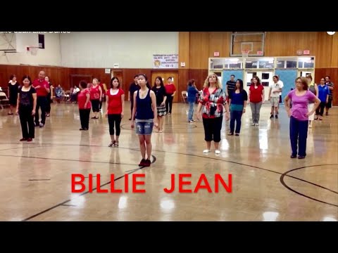 Billie Jean Line Dance - YouTube