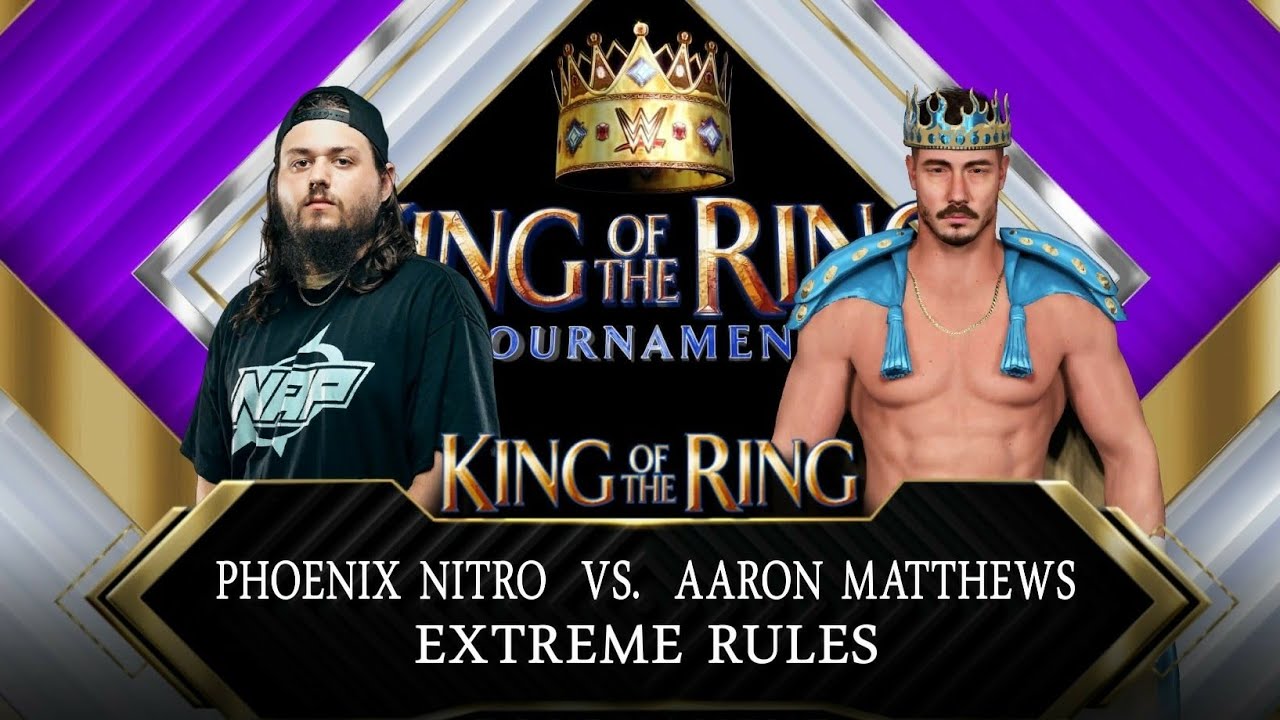 King of YouTube Tournament Phoenix Nitro vs Aaron Matthews WWE 2K23 - YouTube