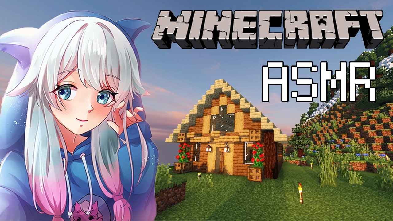 ASMR Gaming ️ Building our house!! #minecraft #asmr - YouTube